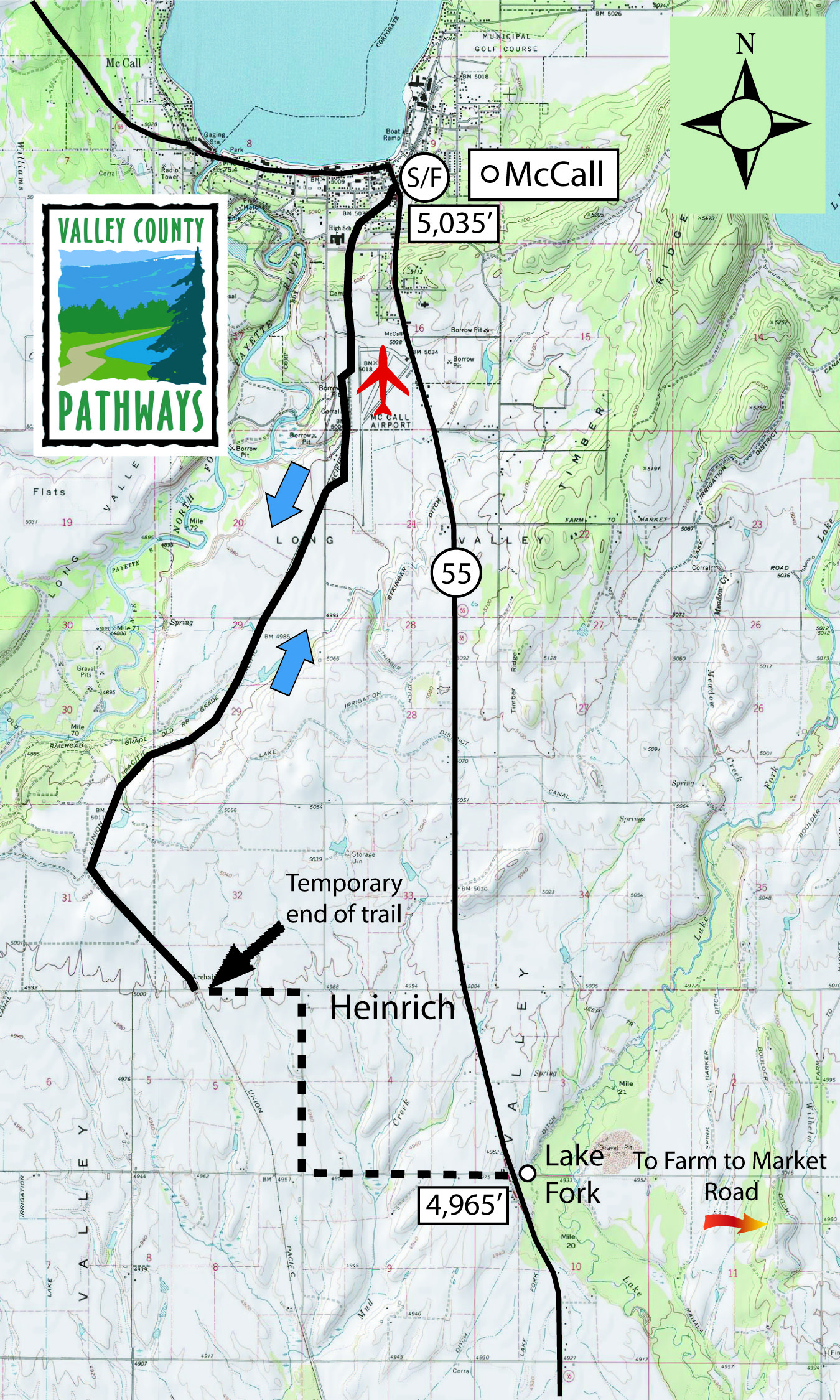 North Valley Trail | Valley County Pathways